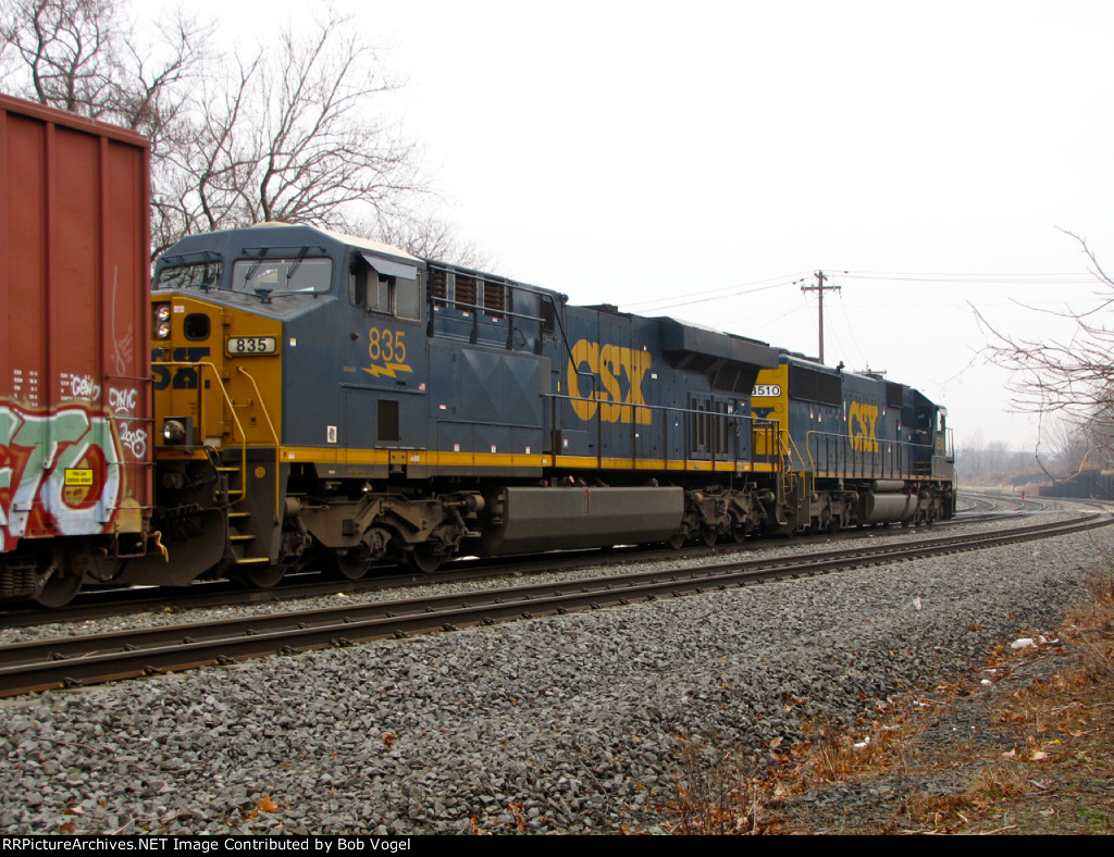 CSX 835 and 8510